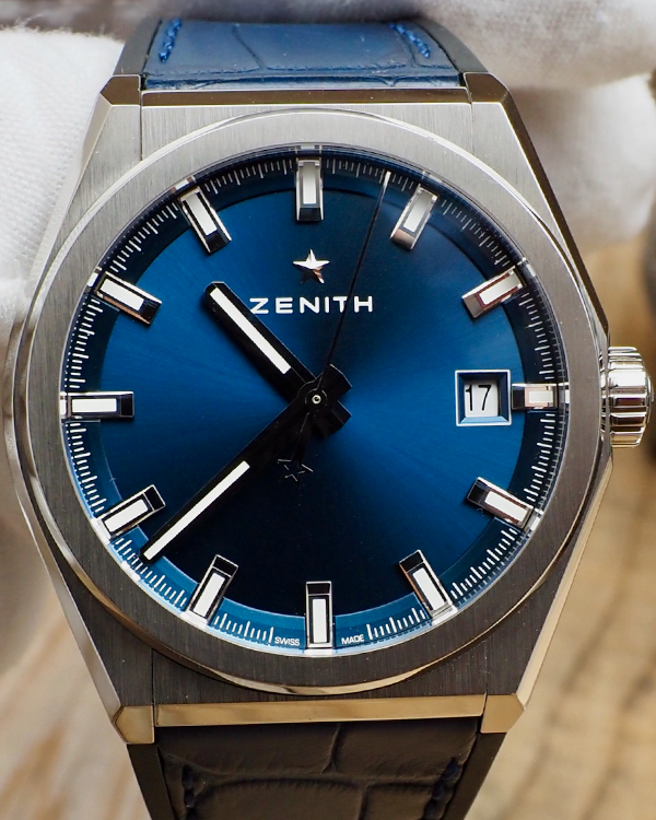2019 Zenith Defy Classic 41MM Blue Dial Rubber/Leather Strap (95.9000 ...