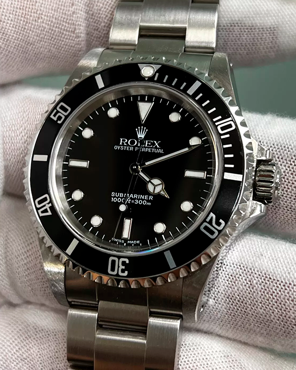 2002 Rolex Submariner No-Date 40MM Black Dial Oyster Bracelet (14060 ...