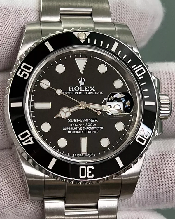 Rolex Submariner Date 40MM Black Dial Oyster Bracelet (116610LN) – Grailzee