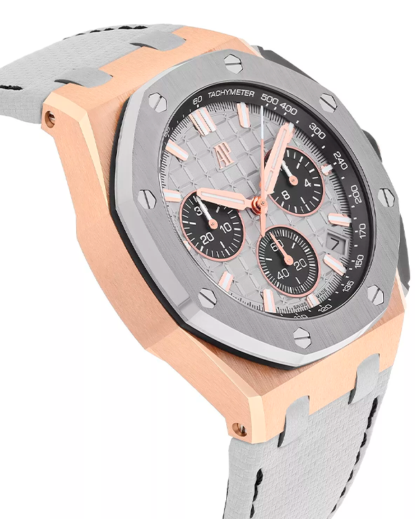 2023 Audemars Piguet Royal Oak Offshore 43MM Grey Dial Leather Strap ...