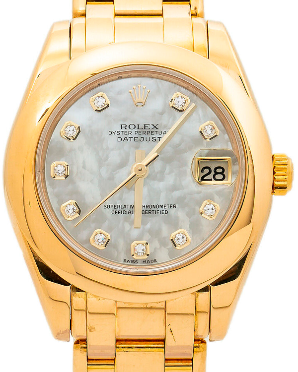 Rolex Datejust 31MM Mother of Pearl Dial Pearlmaster Bracelet (81208 ...