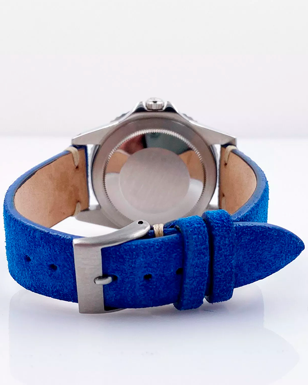 Rolex GMT-Master "Pepsi" 40MM Black Dial Aftermarket Textile Strap (16 ...