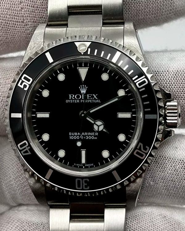 2002 Rolex Submariner No-Date 40MM Black Dial Oyster Bracelet (14060 ...