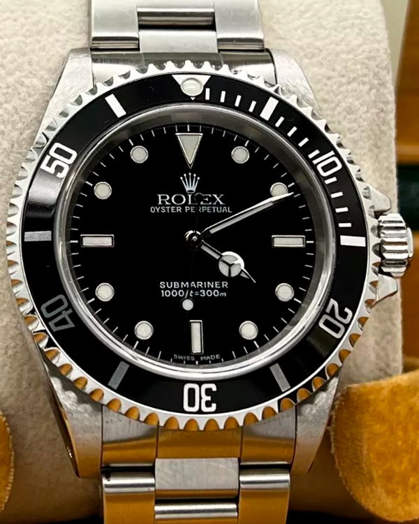 2002 Rolex Submariner No-Date 40MM Black Dial Oyster Bracelet (14060 ...