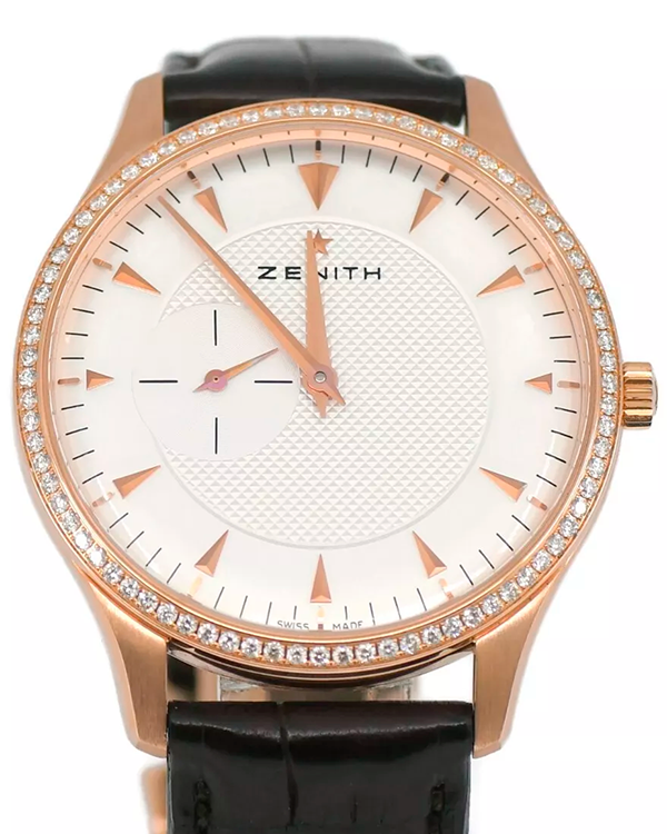 Zenith Elite 40MM Silver Dial Leather Strap (22.2010.681) – Grailzee