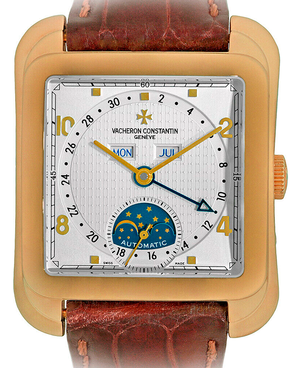 Vacheron Constantin Toledo 1952 Calendar Moonphase 35.7MM White Dial L ...