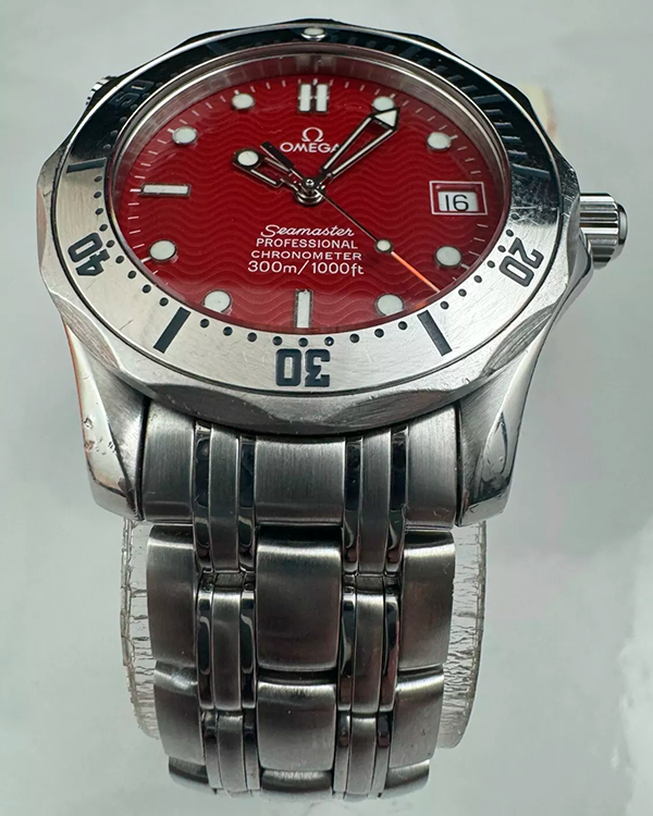 2010 Omega Seamaster 36MM Red Dial Steel Bracelet (2552.61) – Grailzee