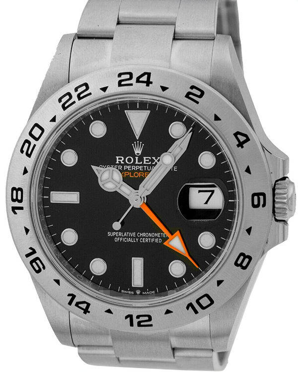 2023 Rolex Explorer II 42MM Black Dial Oyster Bracelet (226570) – Grailzee