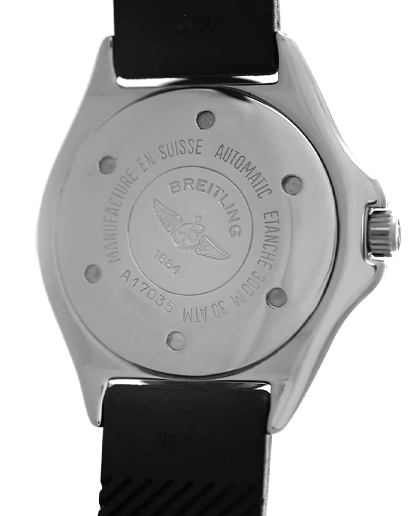 Breitling Colt 38MM Black Dial Rubber Strap (A17035) – Grailzee