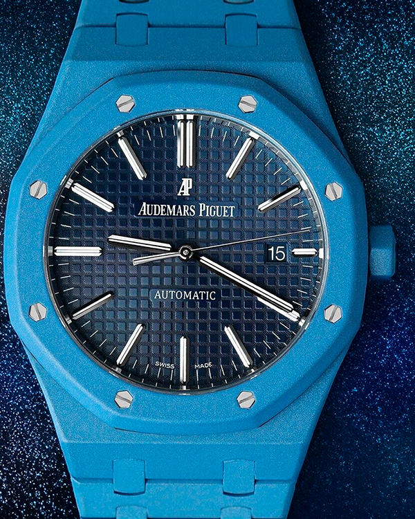 Audemars Piguet Royal Oak Aftermarket Ceramic Coating 41MM Blue Dial S ...