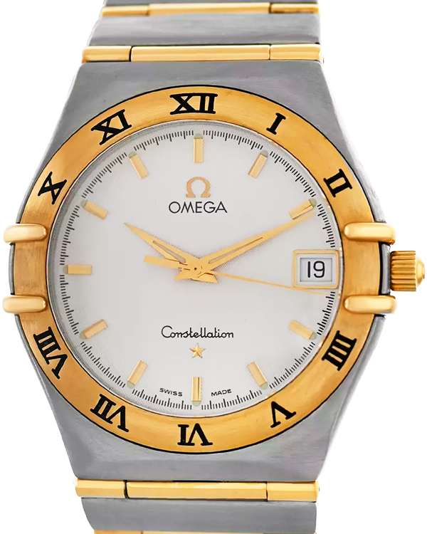 Omega Constellation 33.5MM Quartz White Dial Two-Tone Bracelet (1212.3 ...