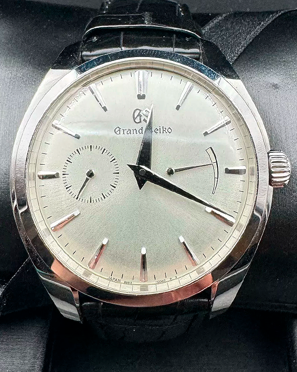 2021 Grand Seiko Elegance 39MM Silver Dial Leather Strap (SBGK007 ...