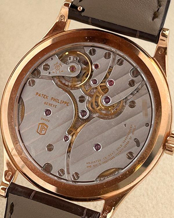 No Reserve 2021 Patek Philippe Calatrava Rose Gold Silver Dial (6119R ...