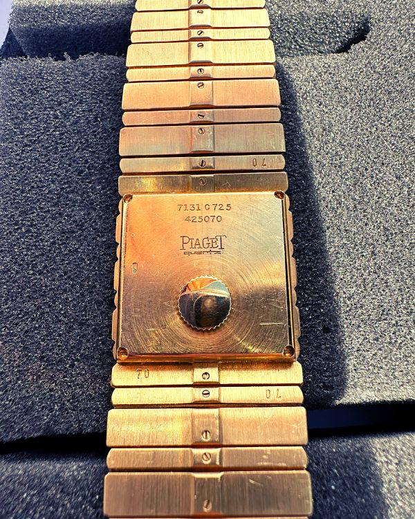 1984 Piaget Polo Square Gold and Diamond Set Quartz (7131 C725) – Grailzee