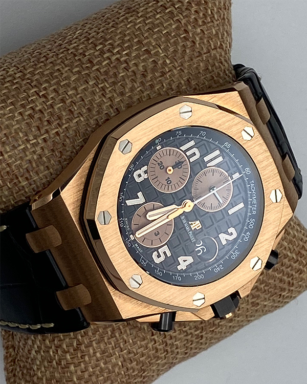 Audemars Piguet Offshore Half-Brick Rose Gold Black Dial (26470OR.OO.A ...
