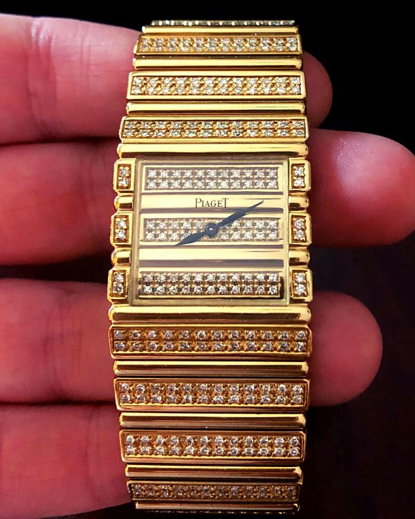 1984 Piaget Polo Square Gold and Diamond Set Quartz (7131 C725) – Grailzee