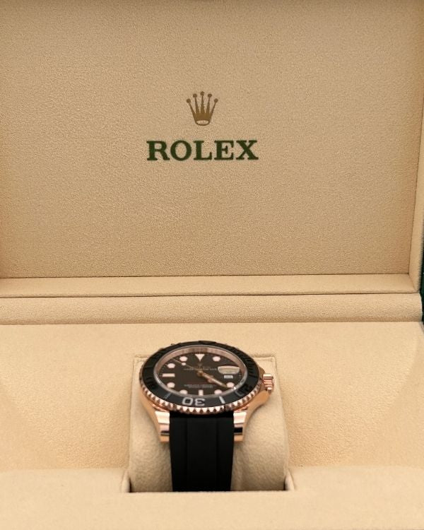 2023 Rolex Yacht-Master Rose Gold Black Dial (126655) – Grailzee