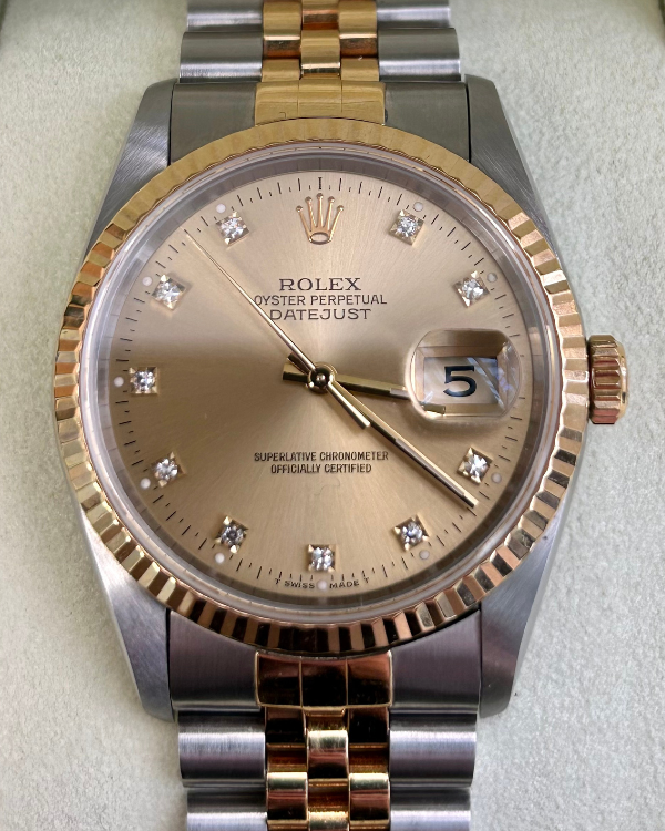 1995 Rolex Datejust 36MM Jubilee Bracelet Steel and Yellow Gold Factor ...