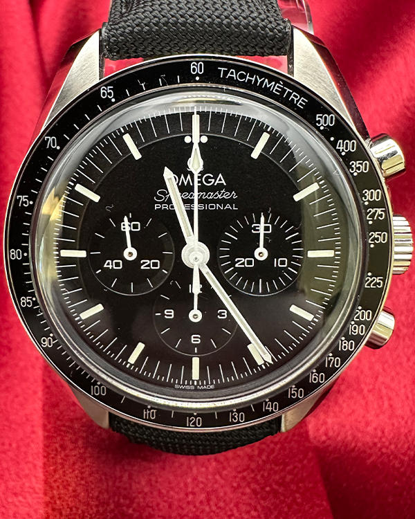 2023 Omega Speedmaster Moonwatch Professional 42MM Black Dial Leather ...