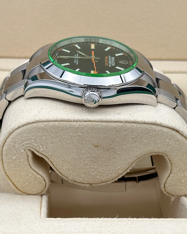 2021 Rolex Milgauss Oystersteel Black Dial (116400GV) – Grailzee